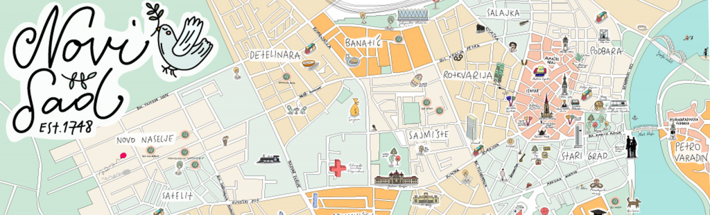 City Map - Visit Distrikt Novi Sad